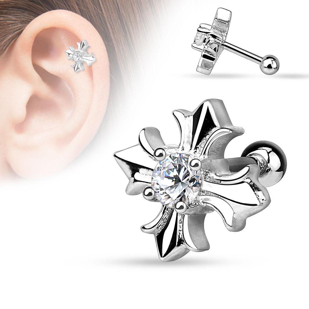 Autiga® Ohr Piercing Stecker Tragus Helix Cartilage Barbell keltisches ...