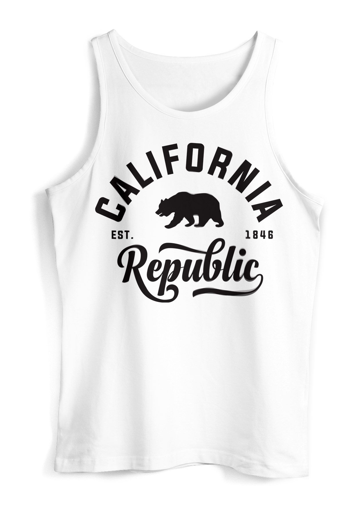 California Republic Herren Tank-Top von Neverless® | Akowi