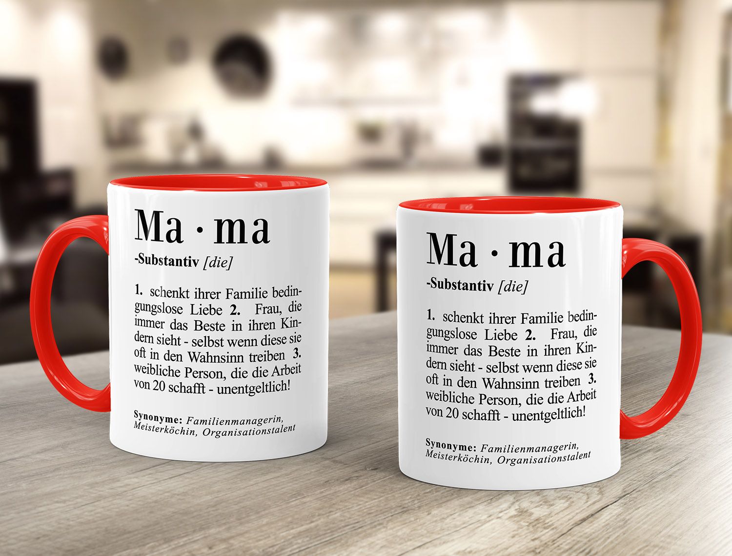 Geschenk-Tasse Mama Definition Dictionary Wörterbuch Duden ...