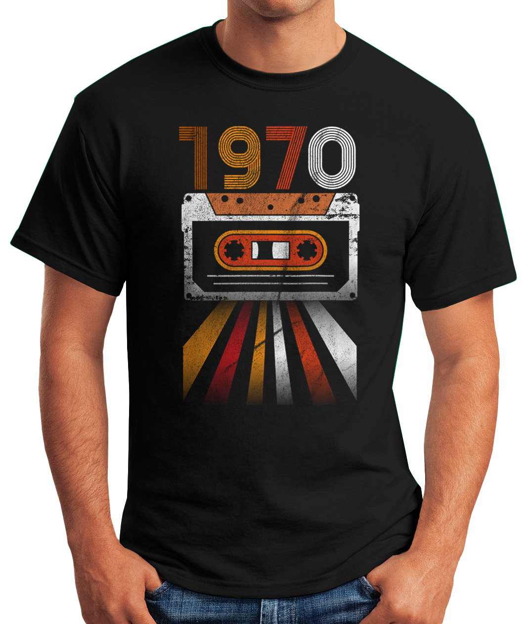 70er Jahre T Shirt Herren