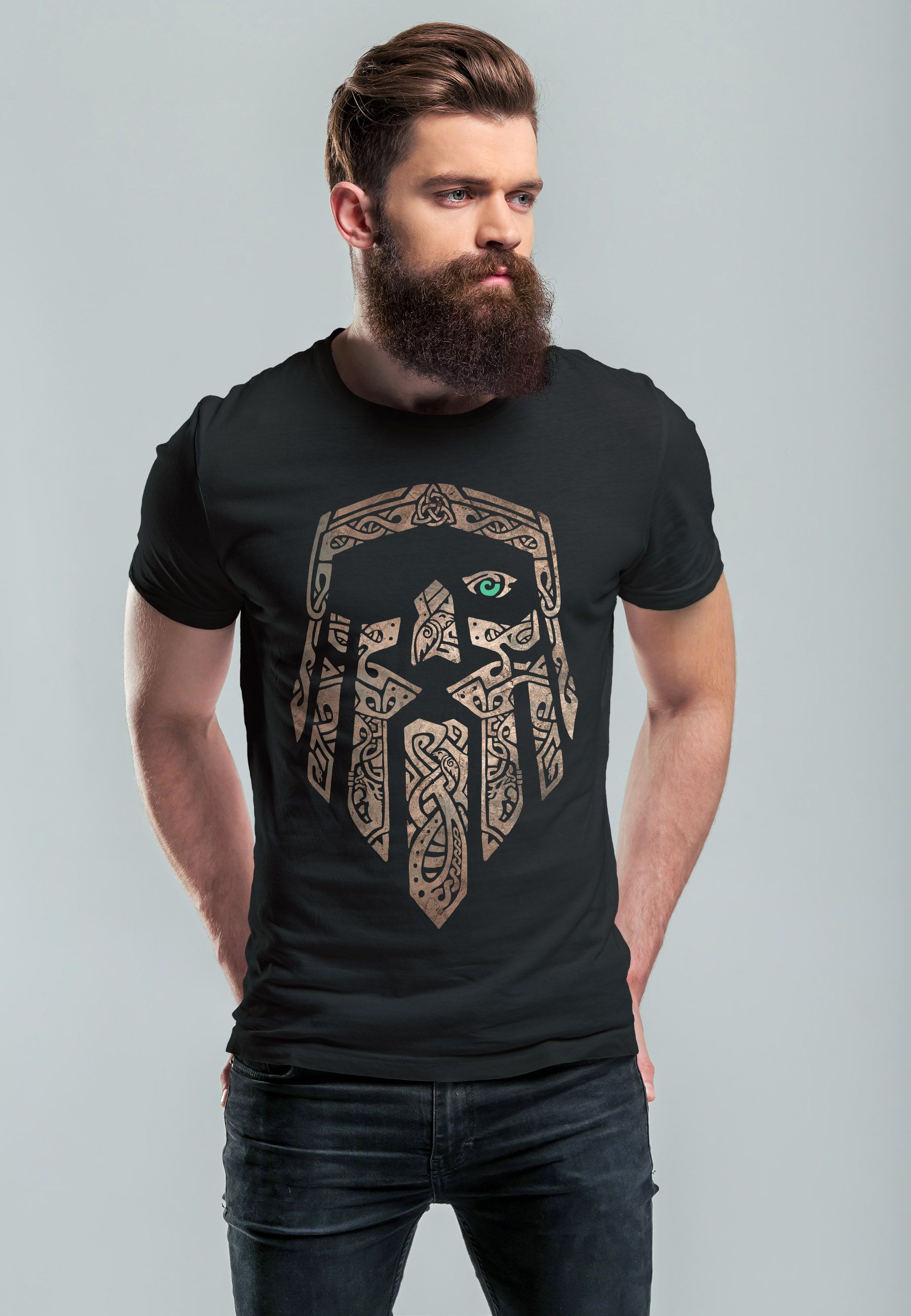 Herren T-Shirt Odin Gott Valhalla Wikinger Nordmänner nordische ... Herren T-Shirt Odin Gott Valhalla Wikinger Nordmänner nordische ...