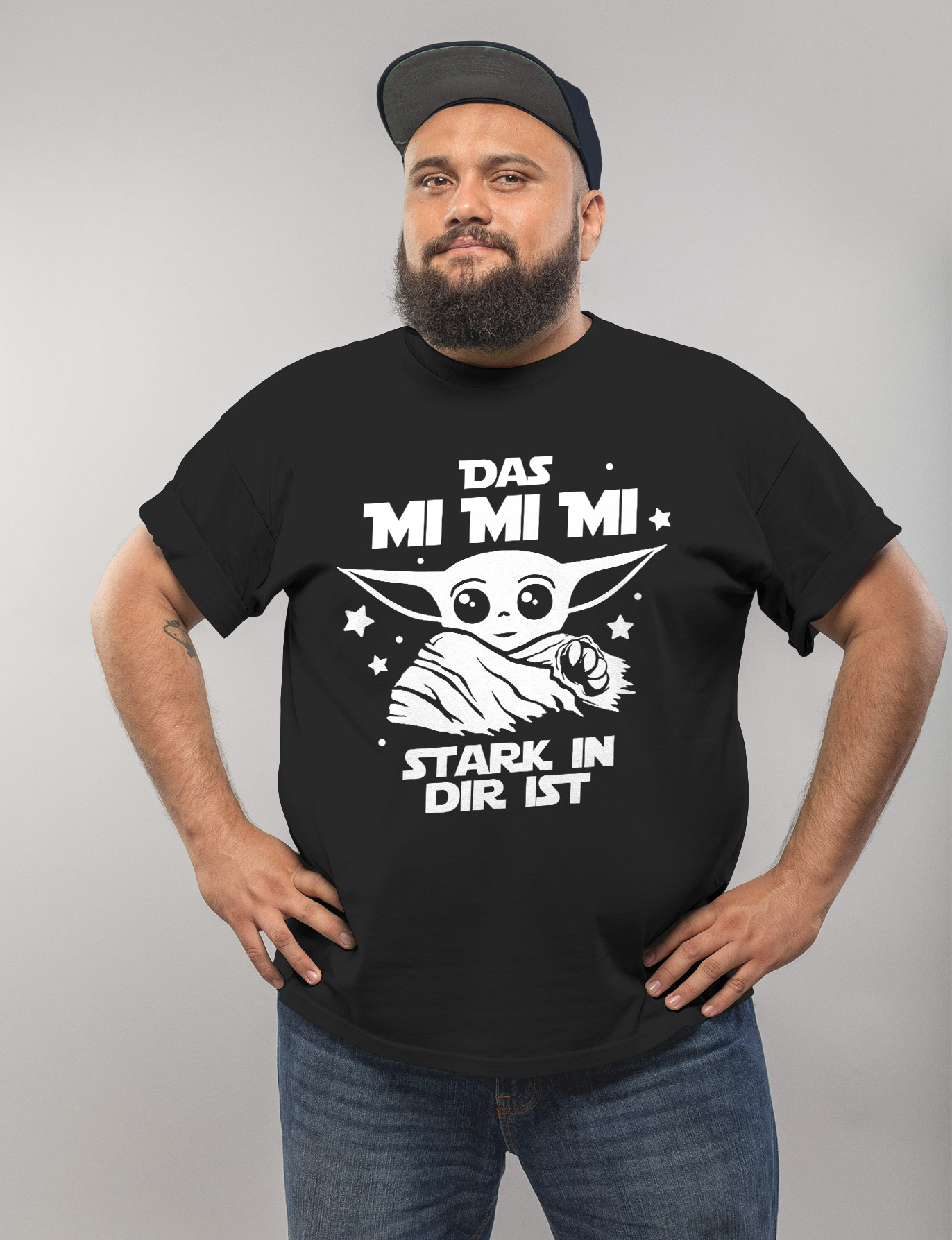 Herren T-Shirt Parodie Spruch Das mi mi mi stark in dir ist Fun-Shirt ...