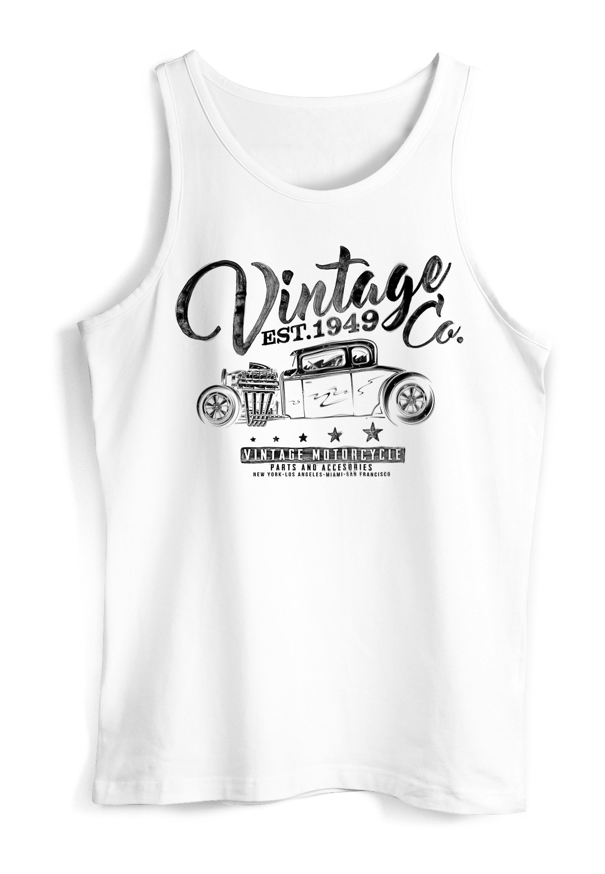 Herren Tank Top Hot Rod Retro Auto Vintage Car Oldschool Mobile ...