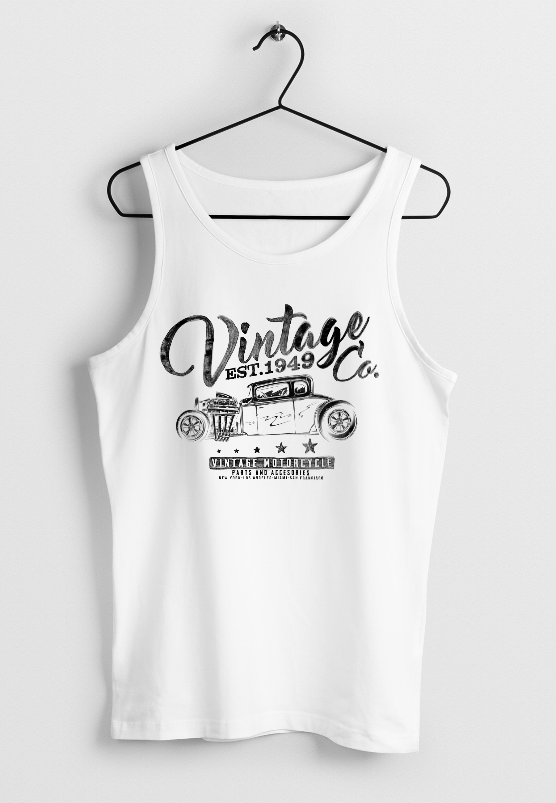 Herren Tank Top Hot Rod Retro Auto Vintage Car Oldschool Mobile ...