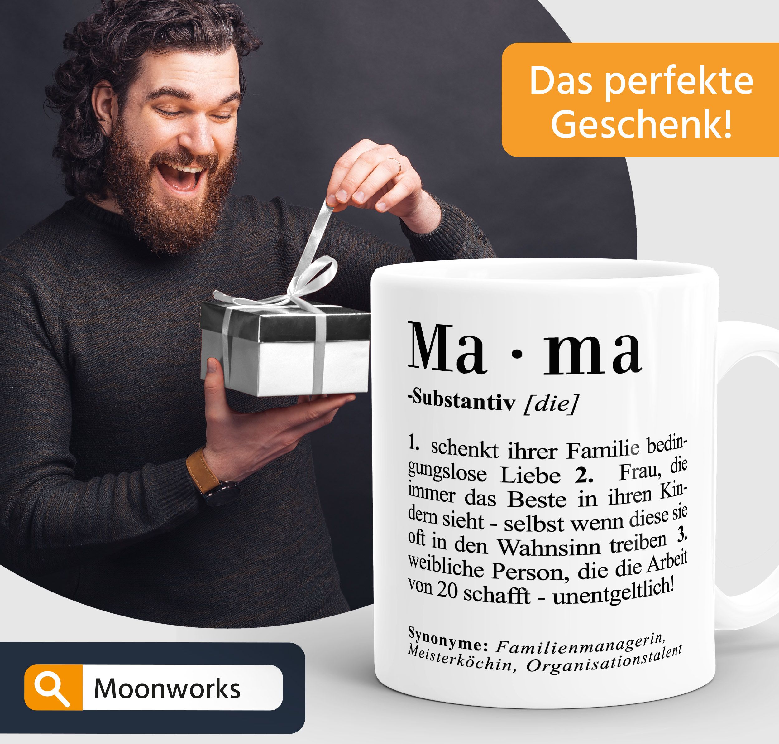 Kaffee-Tasse Mama Definition Dictionary Wörterbuch Duden Geschenk für ...