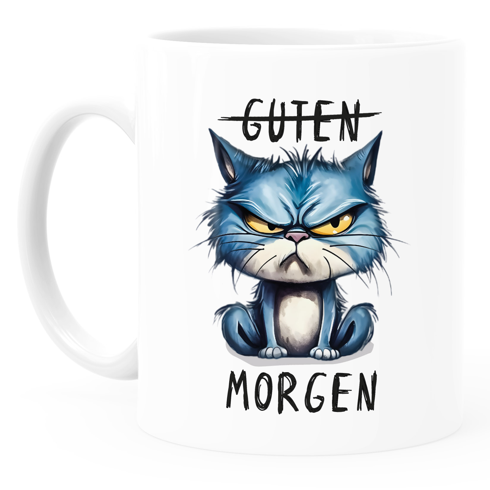 Guten Morgen Katze Lustig