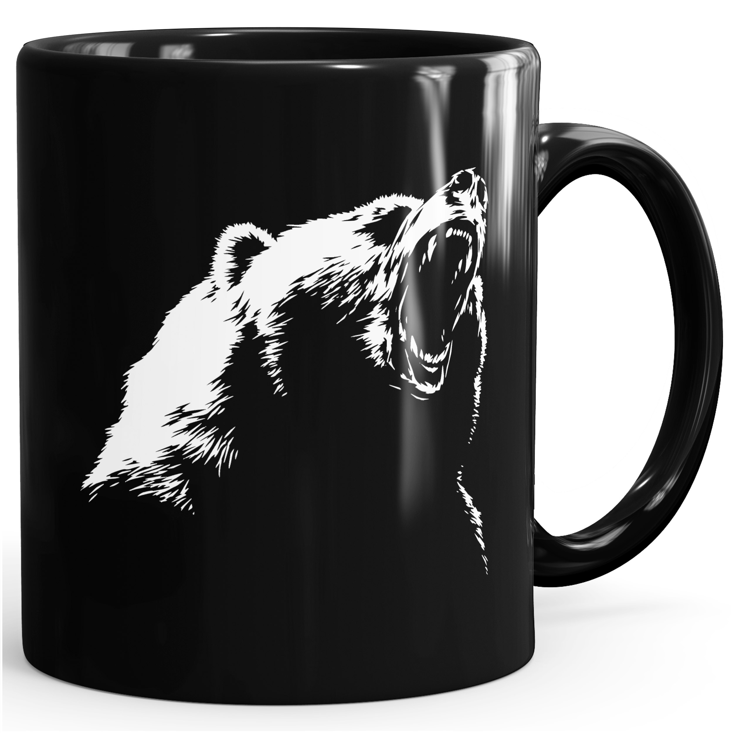 tierische Kaffee-Tasse Grizzly Bär MoonWorks® | Akowi